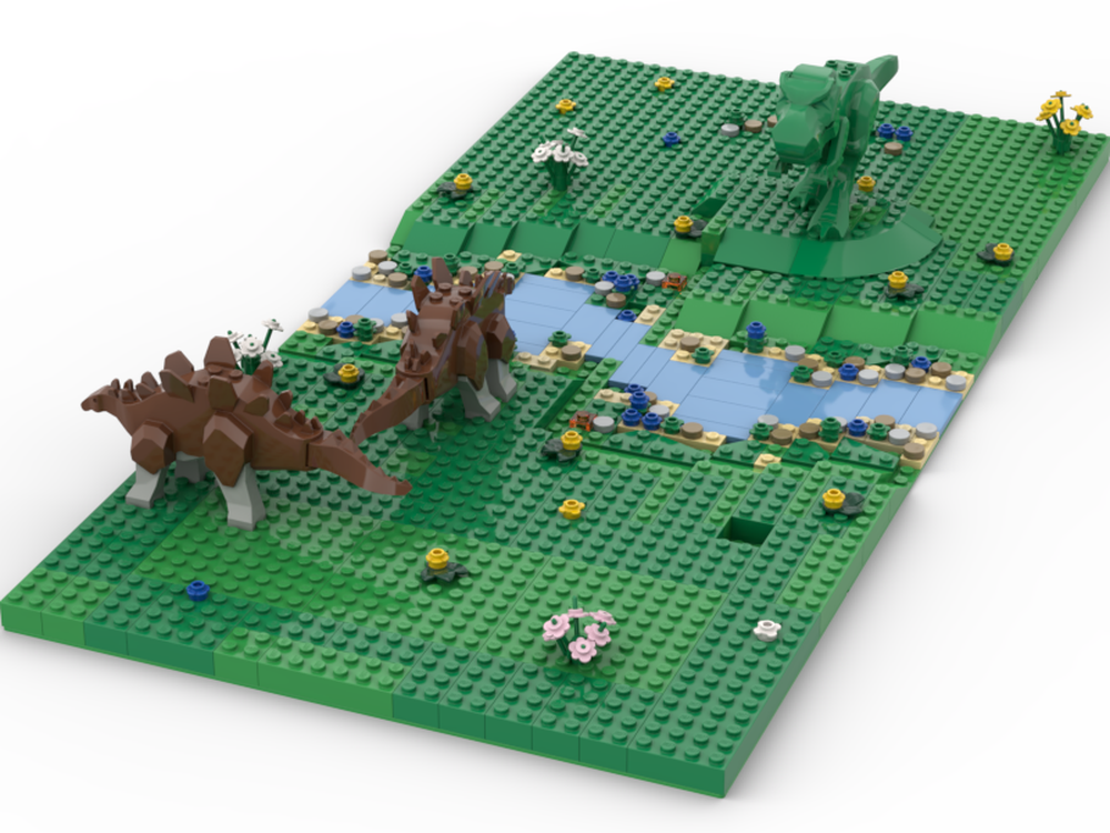 LEGO MOC-201700 Dinosaur Meadow by RapidCheetah | Rebrickable - Build ...