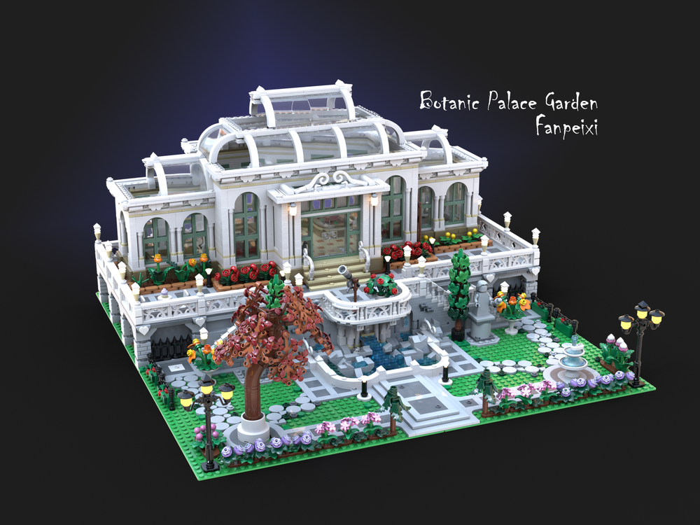 LEGO MOC Grand Botanic Palace Garden by Fanpeixi | Rebrickable - Build ...
