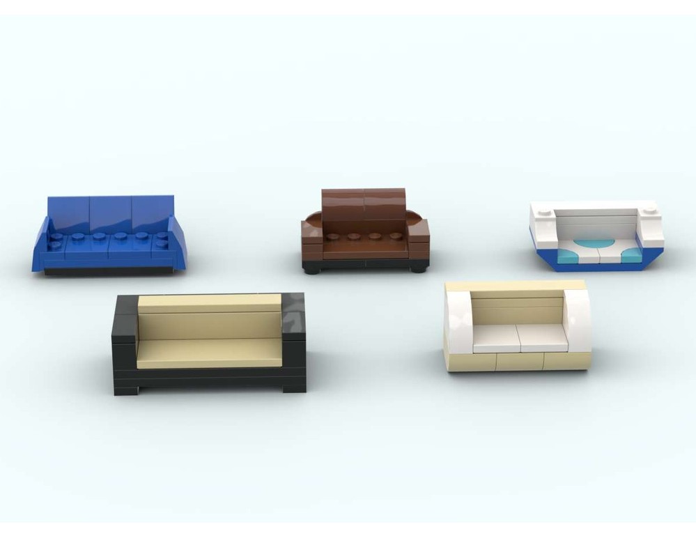 LEGO MOC Sofa Collection 2 by MarkMOC71 | Rebrickable - Build with LEGO