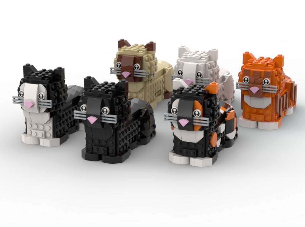 LEGO MOC-201713 Cat Breeds by RapidCheetah | Rebrickable - Build with LEGO