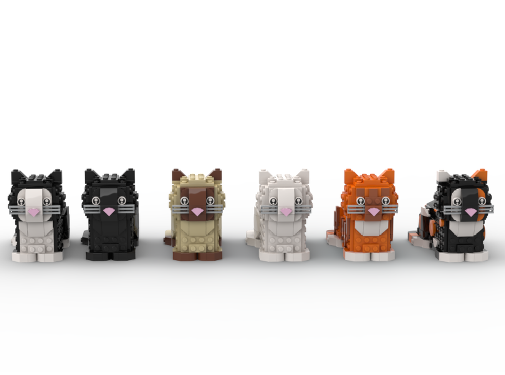 LEGO MOC Cat Breeds by RapidCheetah | Rebrickable - Build with LEGO
