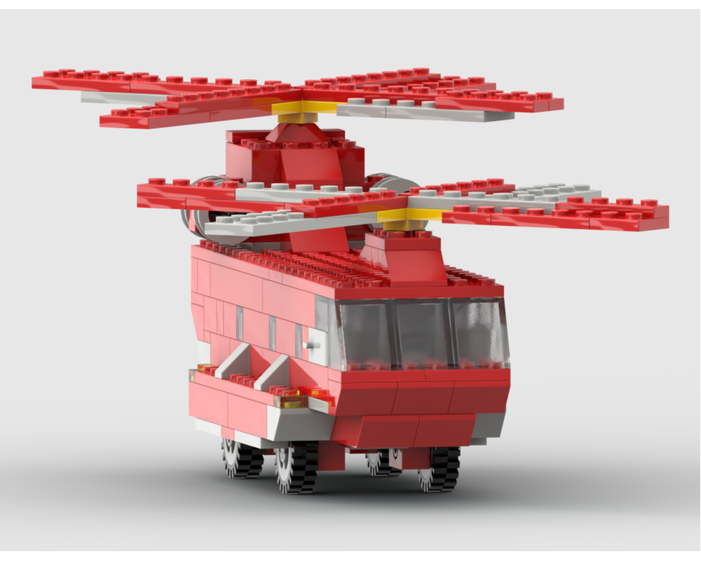LEGO MOC Tandem Rotor Helicopter by Raptor9889 | Rebrickable - Build ...