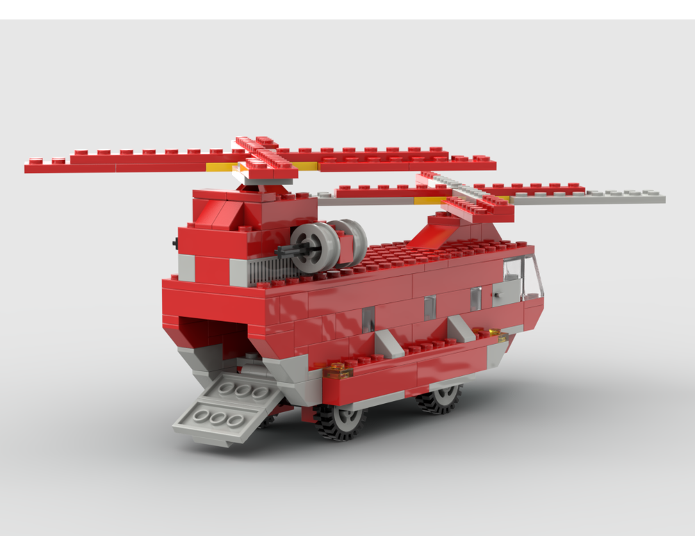 LEGO MOC Tandem Rotor Helicopter by Raptor9889 | Rebrickable - Build ...