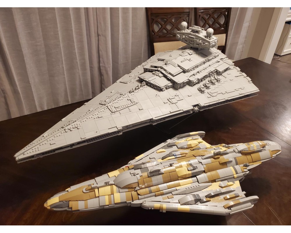 LEGO MOC Rebel Alliance Mon Calamari MC-80 Liberty Class Heavy Battle ...