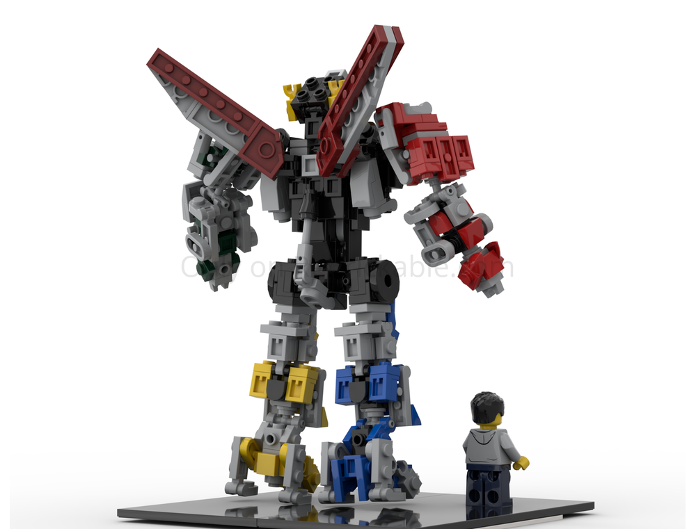 LEGO MOC Microscale Voltron by minilegoformers | Rebrickable - Build ...