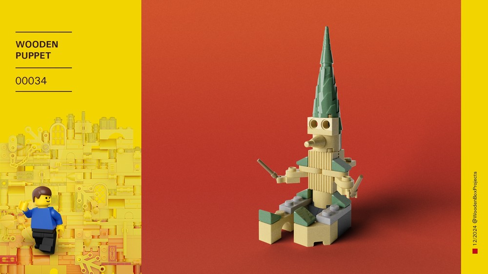 LEGO MOC Wooden Puppet by WoodenBoxProjects | Rebrickable - Build with LEGO