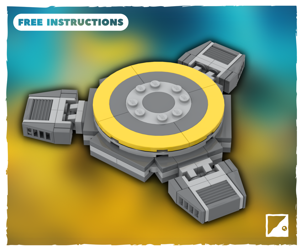 LEGO MOC Helldivers 2 Hellpod LEGO MOC ~ Hellpod Stand for Brickheadz ...