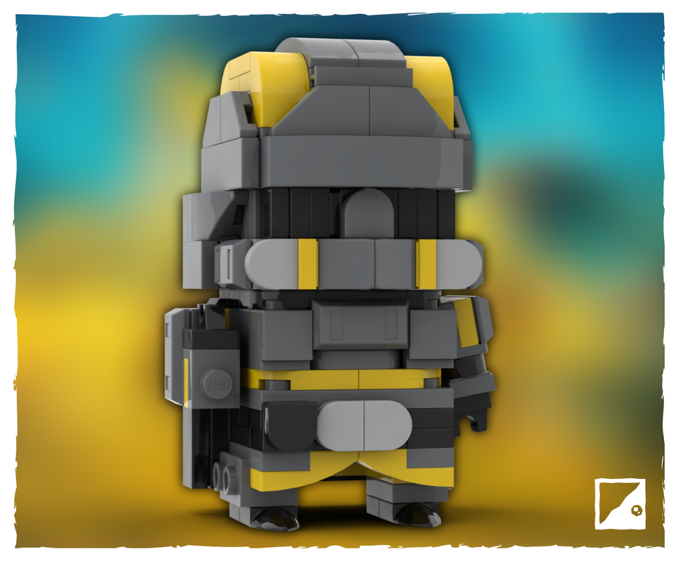LEGO MOC Helldivers 2 LEGO Brickheadz MOC ~ B-01 Tactical Armor by tobi ...