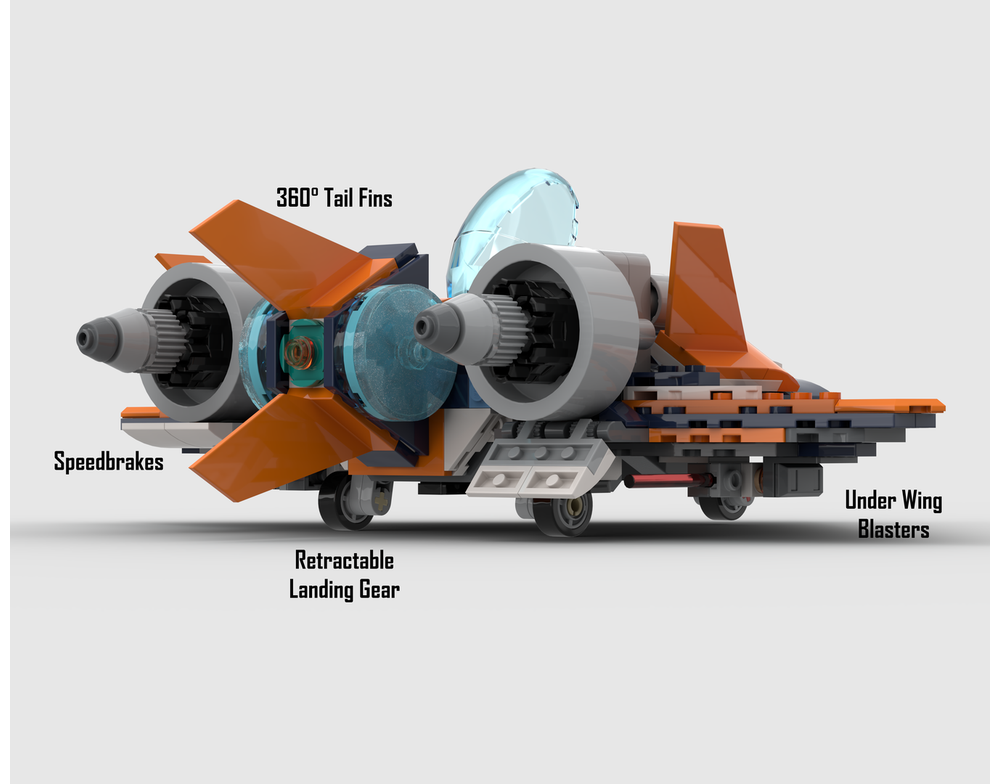 LEGO MOC Rocket's Sonic Bird by KarateKarnt | Rebrickable - Build with LEGO