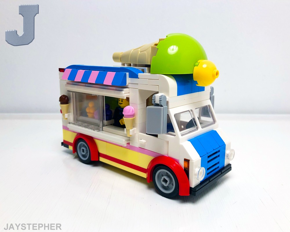 LEGO MOC Retro Ice Cream Van by jaystepher | Rebrickable - Build with LEGO