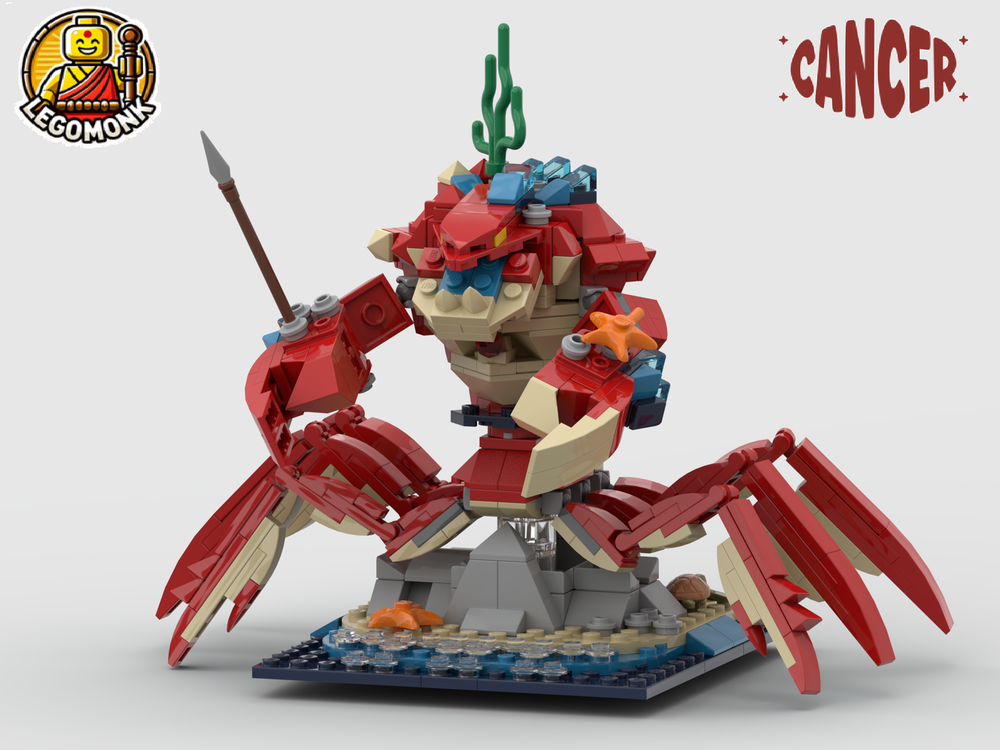 LEGO MOC The Zodiac Sign - Cancer by PauloJorgeRamos | Rebrickable ...