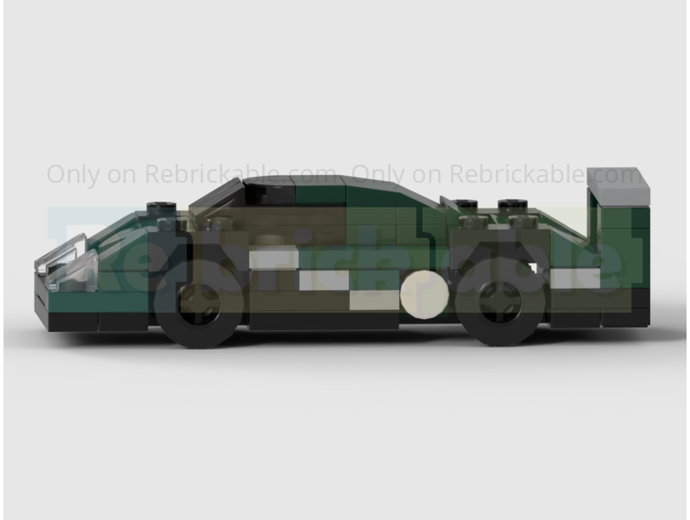 LEGO MOC Bentley Speed 8 LMGTP Racing Car - Half Speed Champions Scale ...