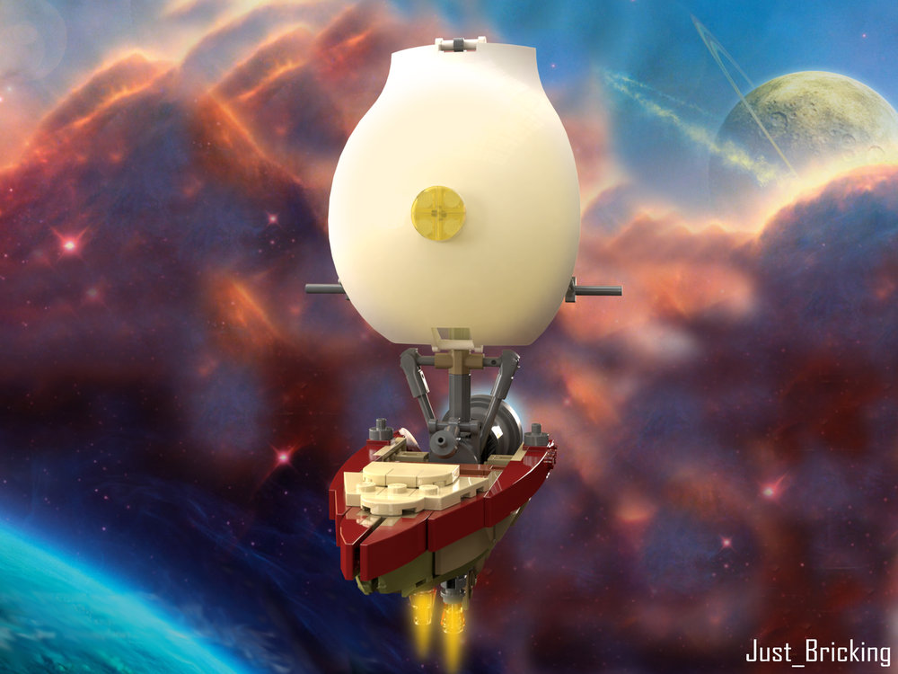 LEGO MOC Solar Lifeboat by just_bricking | Rebrickable - Build with LEGO