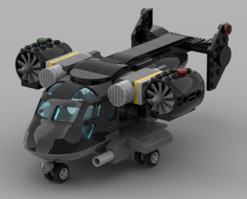 LEGO MOC Military Plane by leeggoo_Creator | Rebrickable - Build with LEGO