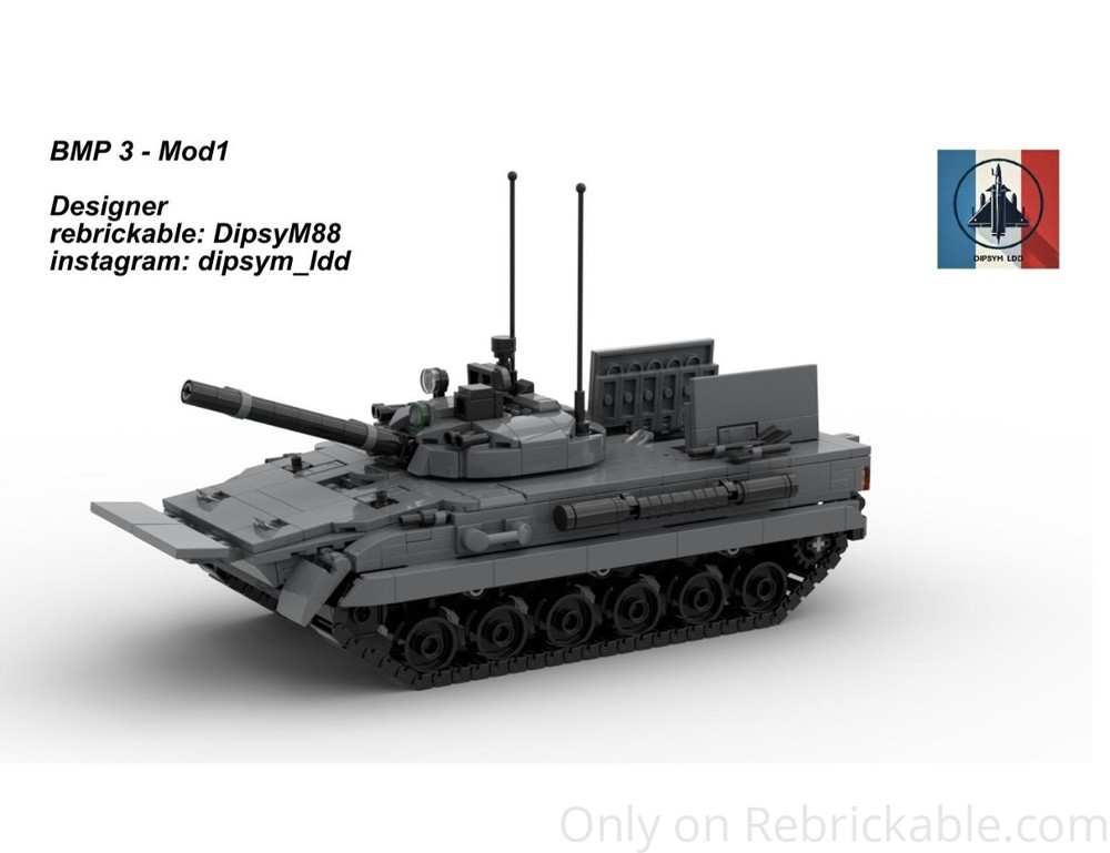 LEGO MOC-201795 BMP3 / BMP-3 Mod1 by DipsyM88 | Rebrickable - Build ...