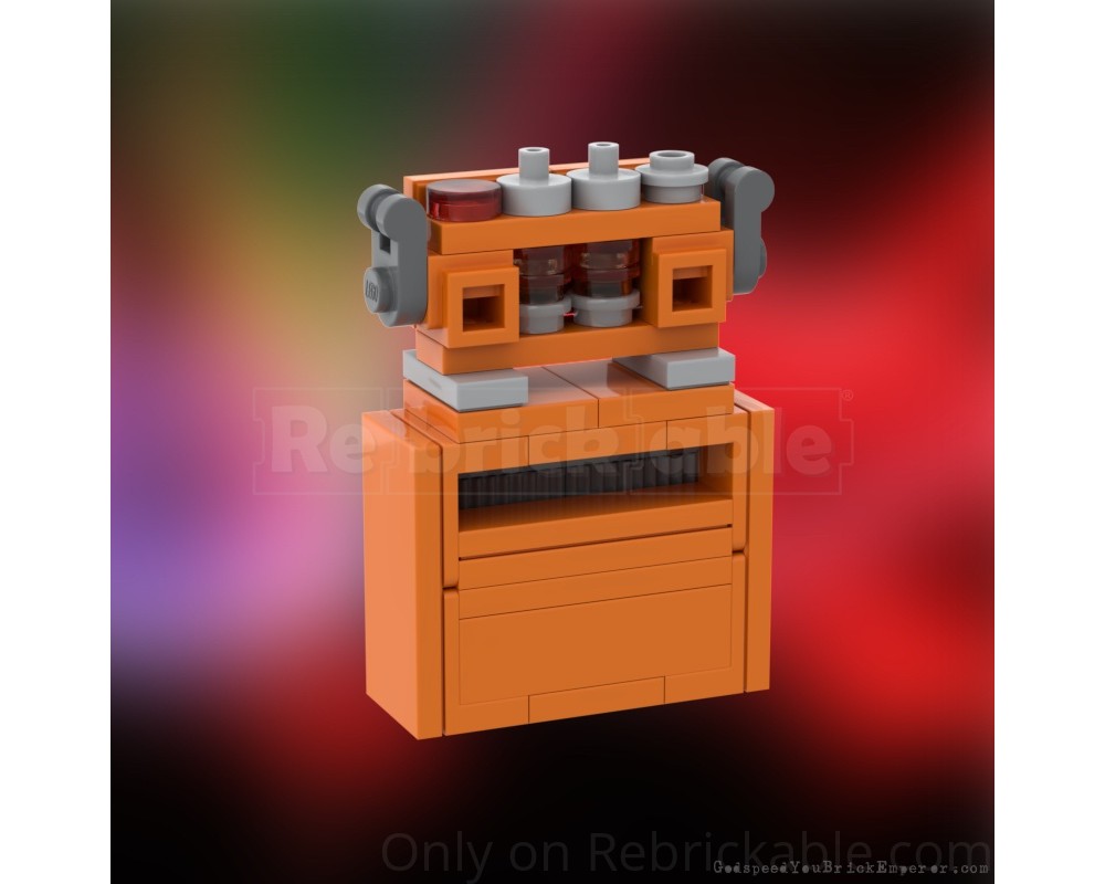 LEGO MOC Orange Cabinet & Head by GodspeedYouBrickEmperor | Rebrickable ...