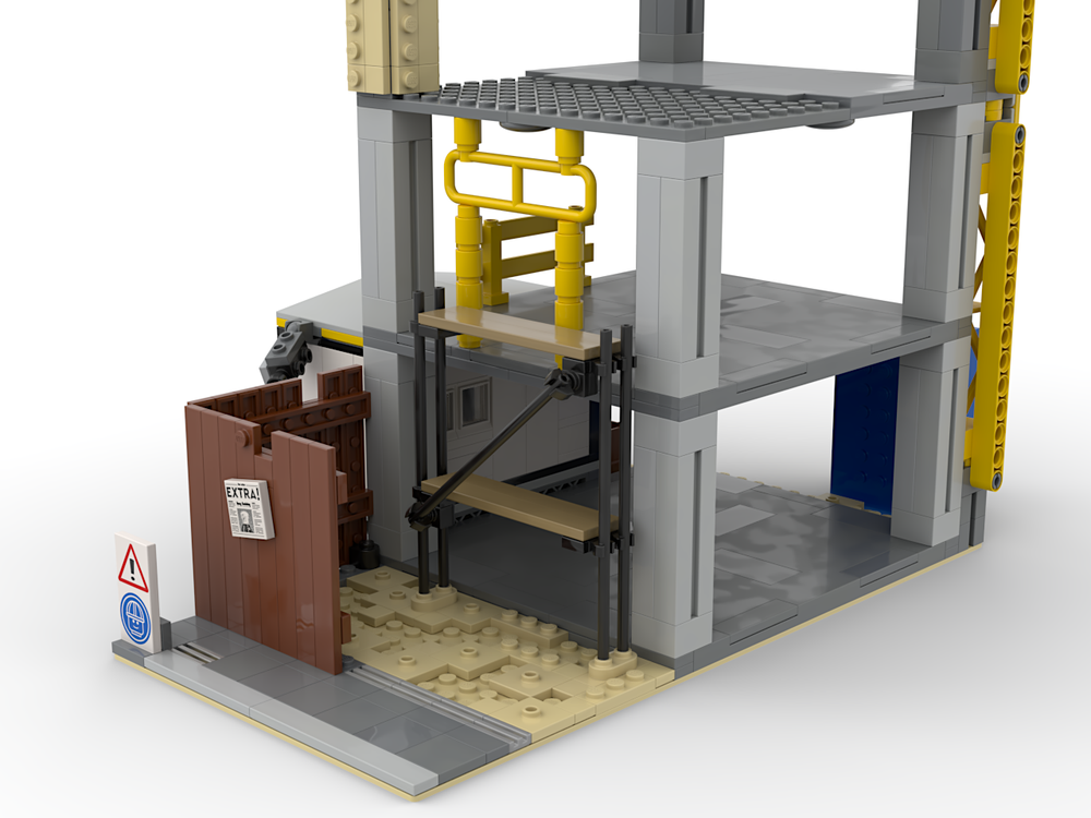 Lego Moc Construction Site By Owstin Rebrickable Build With Lego