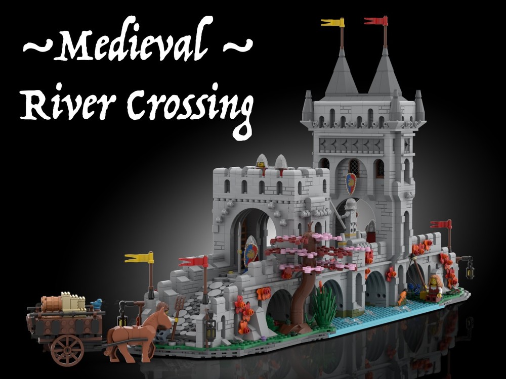 LEGO MOC Medieval River Crossing by Mikey_Brickalloti | Rebrickable ...