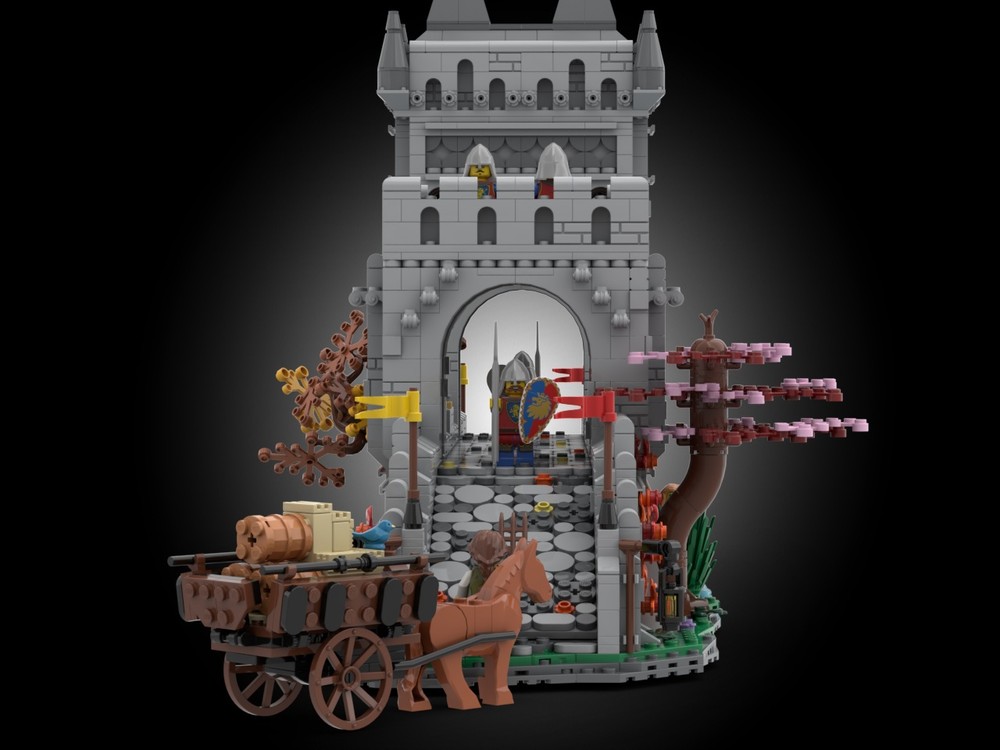 LEGO MOC Medieval River Crossing by Mikey_Brickalloti | Rebrickable ...
