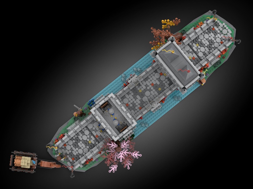 LEGO MOC Medieval River Crossing by Mikey_Brickalloti | Rebrickable ...