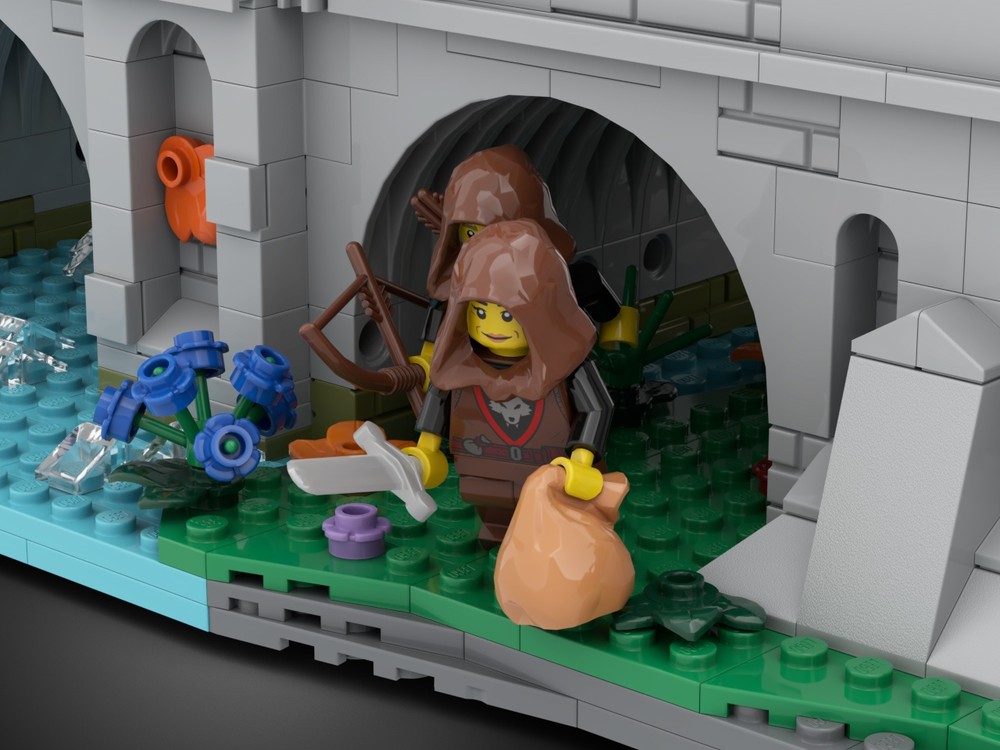 LEGO MOC-201812 Medieval River Crossing by Mikey_Brickalloti ...