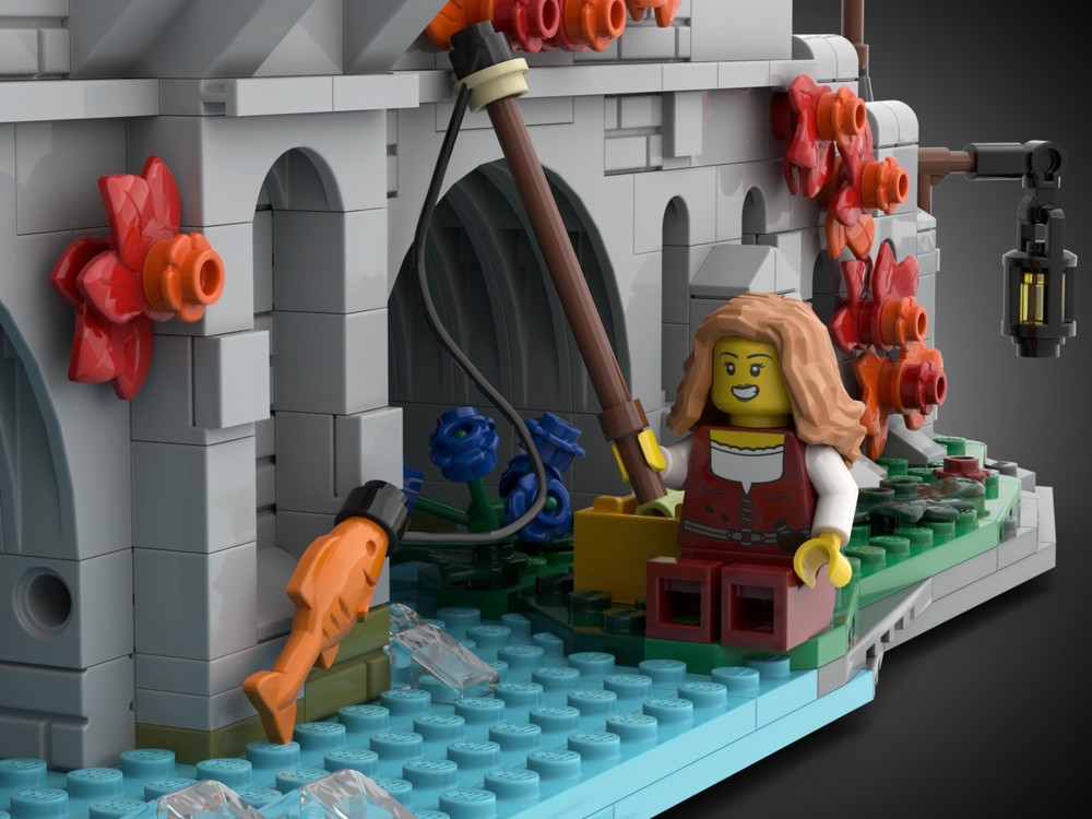 LEGO MOC Medieval River Crossing by Mikey_Brickalloti | Rebrickable ...