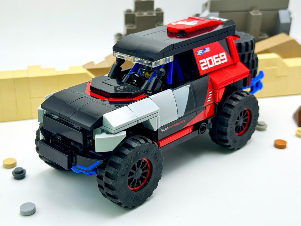 Lego Moc Built Tough Gt Heritage Edition And Bronco R Two Pack By