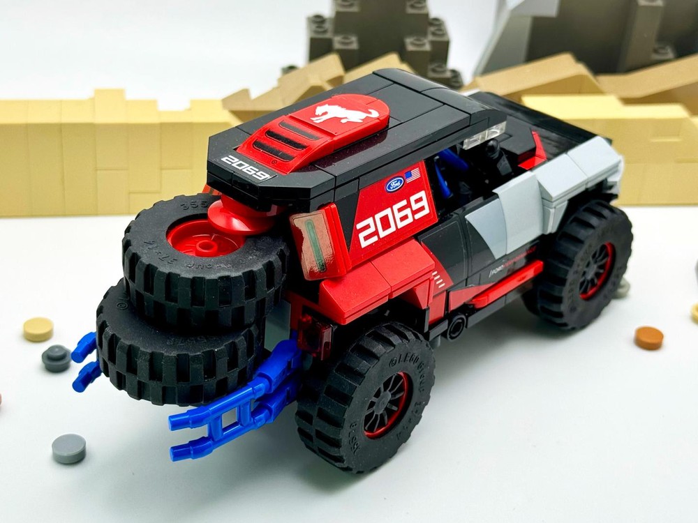 Lego Moc Built Tough Gt Heritage Edition And Bronco R Two Pack By