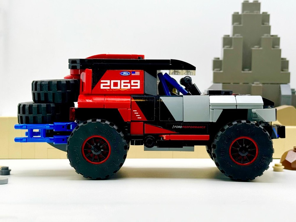 Lego Moc Built Tough Gt Heritage Edition And Bronco R Two Pack By