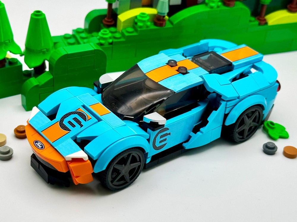 Lego Moc Built Tough Gt Heritage Edition And Bronco R Two Pack By