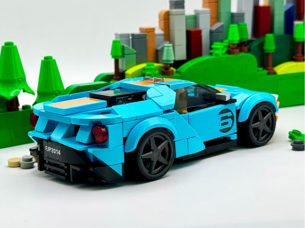 Lego Moc Built Tough Gt Heritage Edition And Bronco R Two Pack By