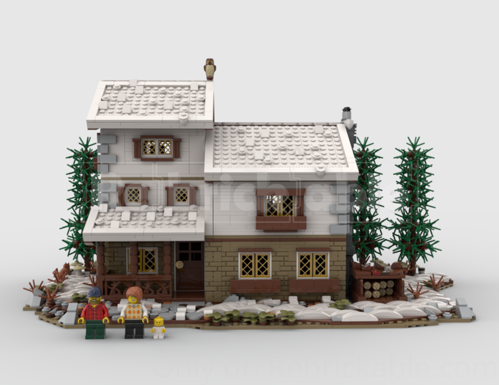 LEGO MOC Family Cottage by AlessandroMaffioli | Rebrickable - Build ...