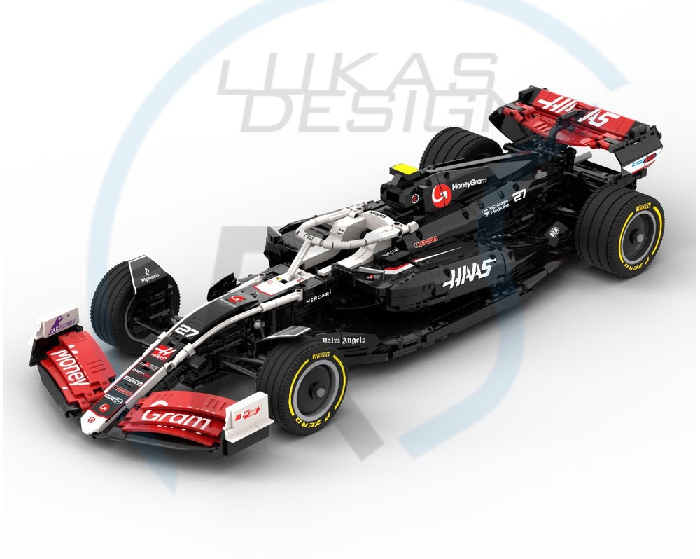 LEGO MOC Haas F1 Team VF-24 1:8 Scale by Lukas2020 | Rebrickable ...