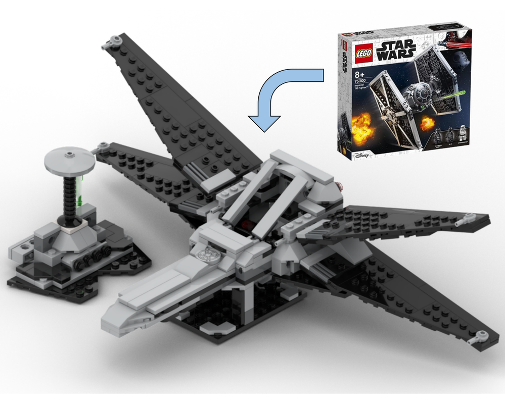 LEGO MOC Lego 75300 Alternative "Imperial X-wing" by CT-5555 Fives ...
