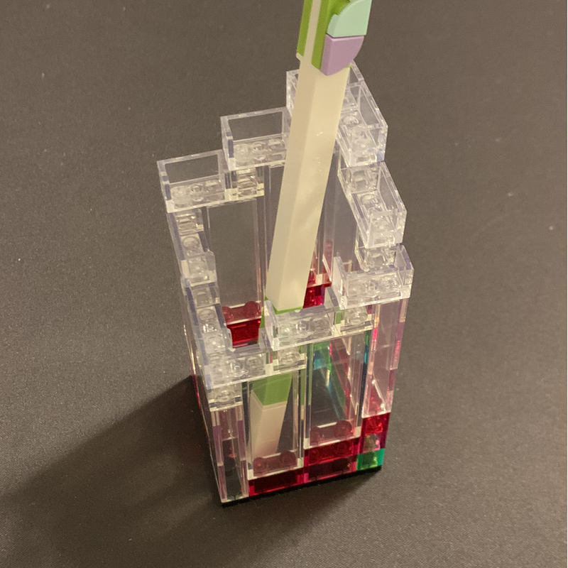 LEGO MOC Crystal Pen Holder by chuancong | Rebrickable - Build with LEGO