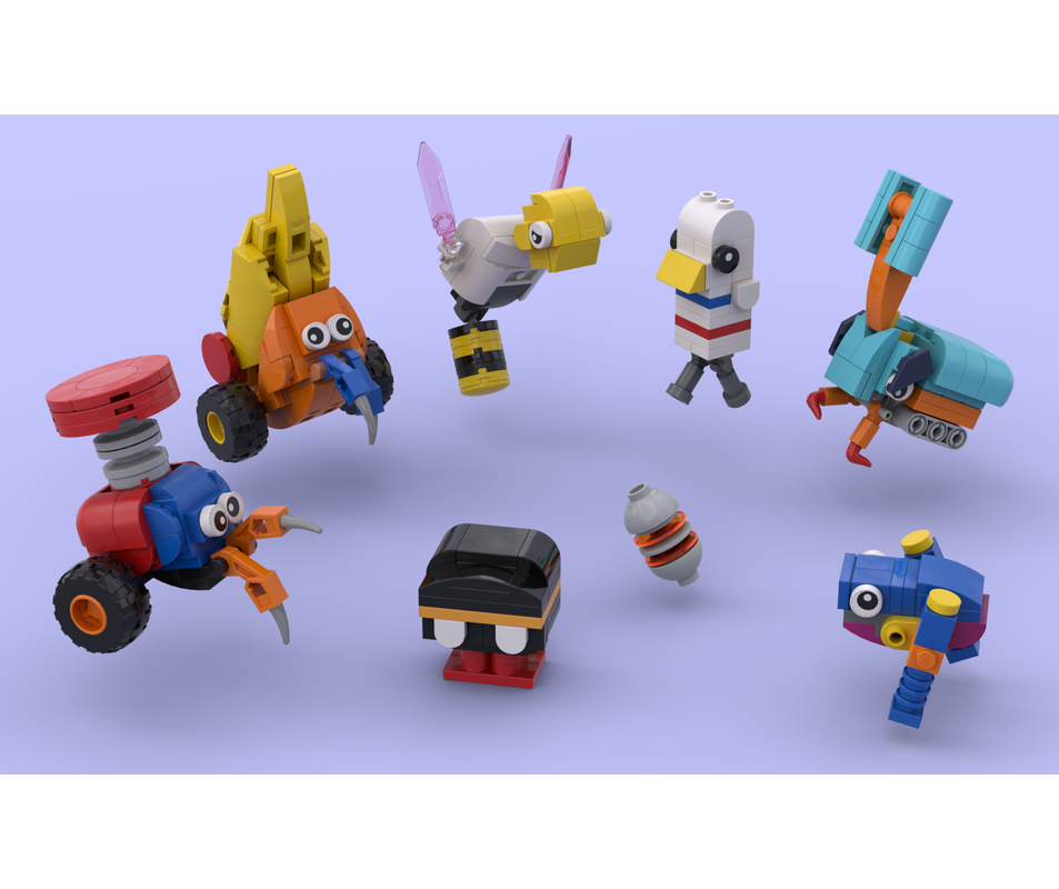 LEGO MOC Sonic Chaos Badniks by frozgor | Rebrickable - Build with LEGO