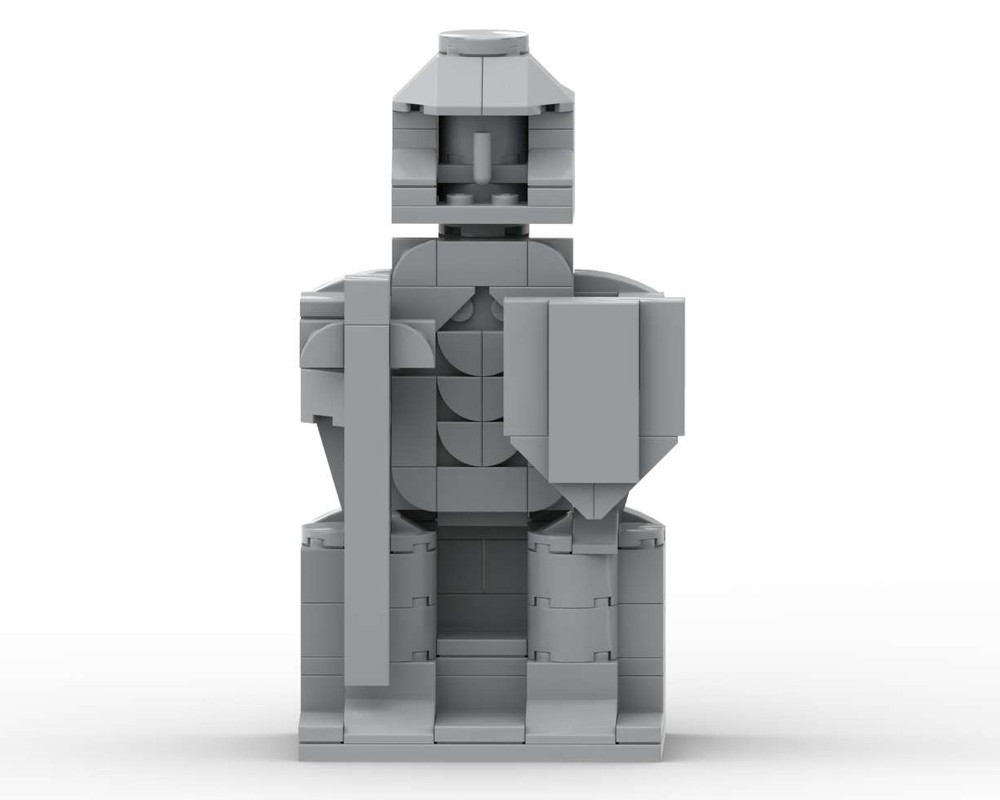 Lego Moc Sitting Knight Statue By Zapzarap Rebrickable Build With Lego