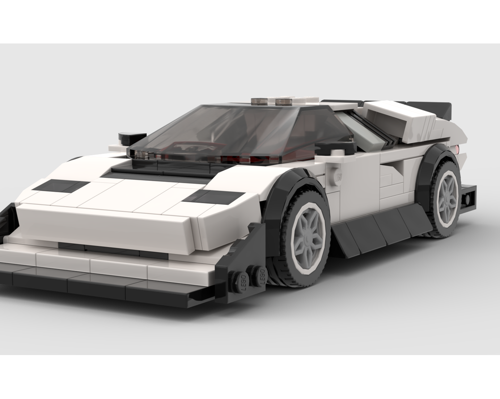 LEGO MOC Lamborghini countach tunning by Boha_ua | Rebrickable - Build ...