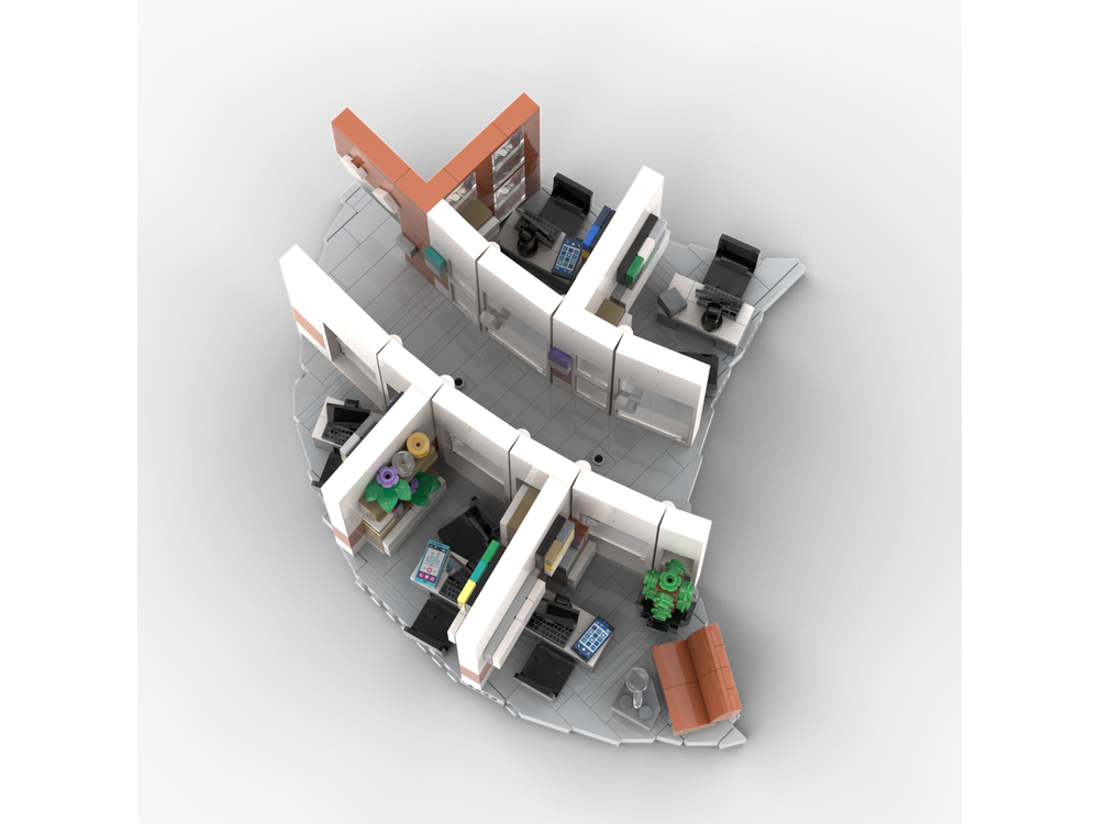 LEGO MOC Brickman Tower: Private Offices & Conference Room (3⁄9) by ...