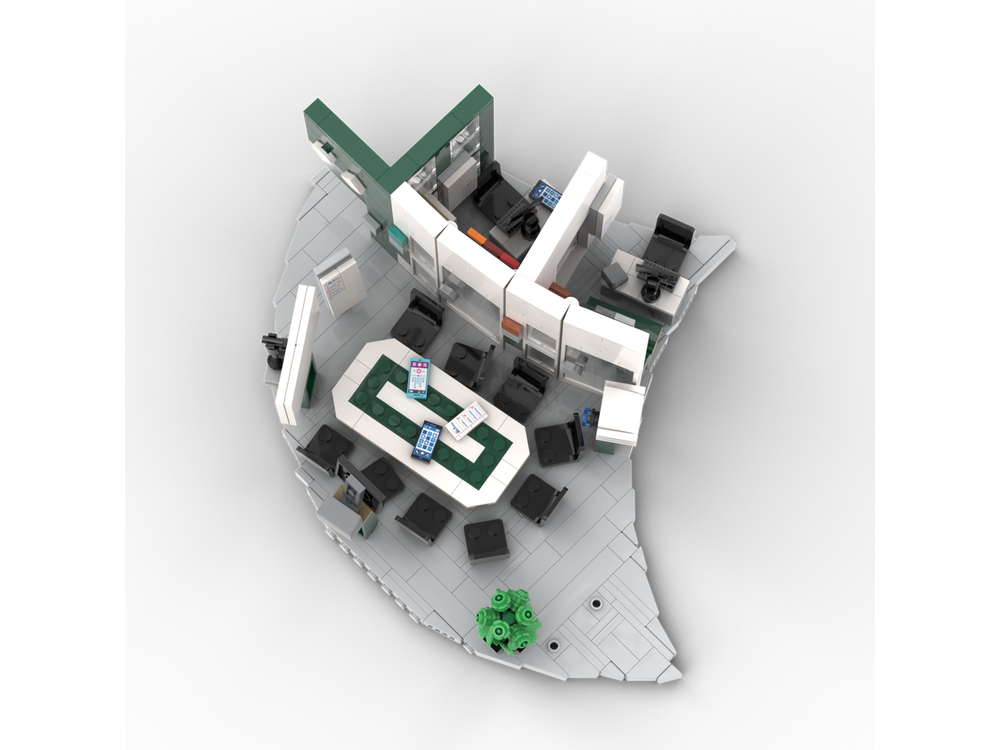 LEGO MOC Brickman Tower: Private Offices & Conference Room (3⁄9) by ...