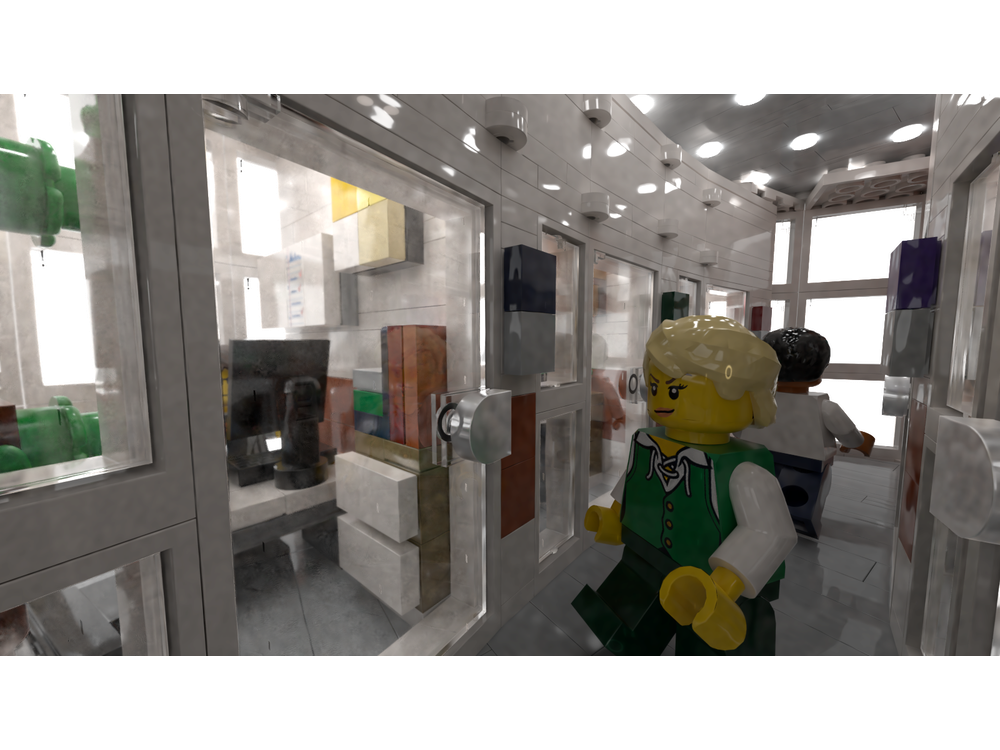 LEGO MOC Brickman Tower: Private Offices & Conference Room (3⁄9) by ...