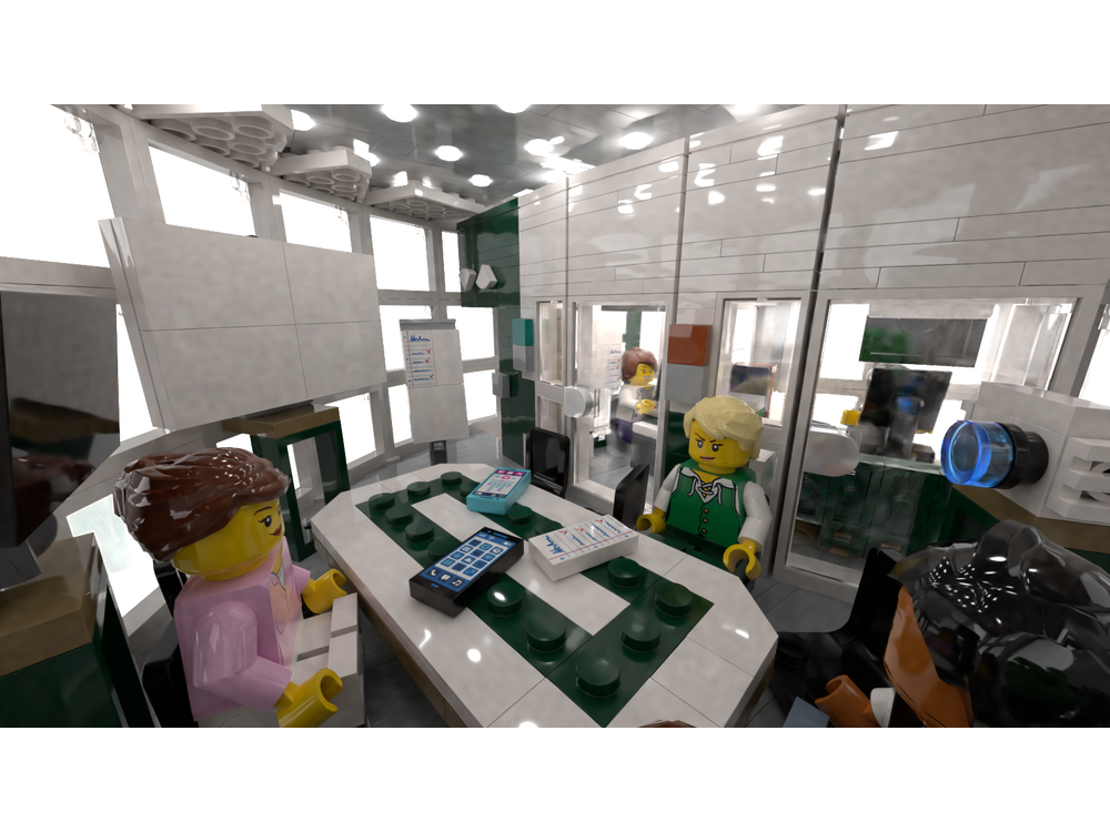 LEGO MOC Brickman Tower: Private Offices & Conference Room (3⁄9) by ...