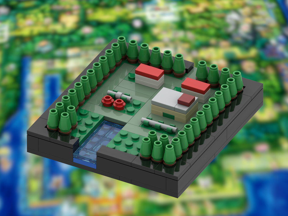 LEGO MOC Micro Kanto - Pallet Town by Bucktopus | Rebrickable - Build ...