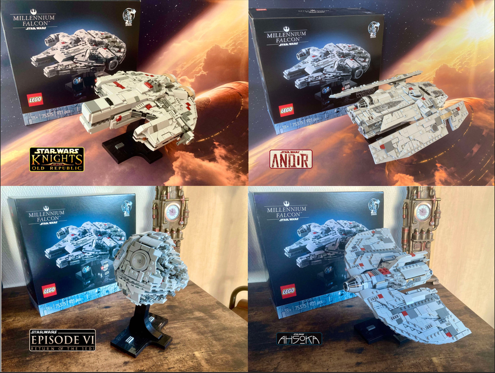 LEGO MOC 75375 Falcon Rebuild 4 Pack #3 by CreationCaravan (Brad Barber ...