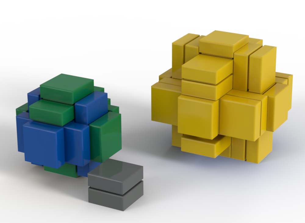 LEGO MOC Micro Minecraft Planets by trky.JRKy | Rebrickable - Build ...