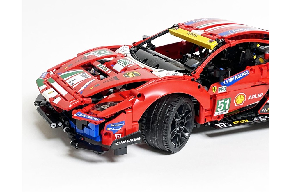 Lego Moc 42125 페라리 488 Gte Rc Mod For Power Function Motors By Otrans