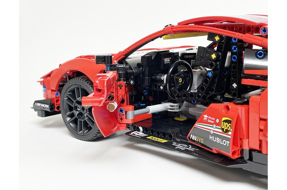 LEGO MOC 42125 페라리 488 GTE RC MOD for Power Function Motors by otrans ...