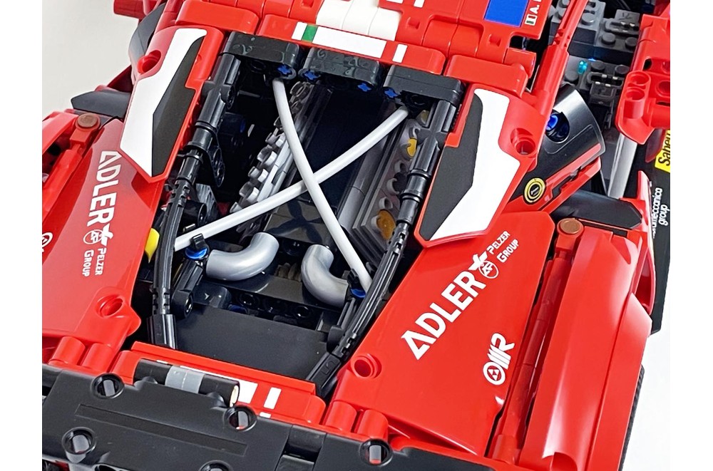 LEGO MOC 42125 페라리 488 GTE RC MOD for Power Function Motors by otrans ...