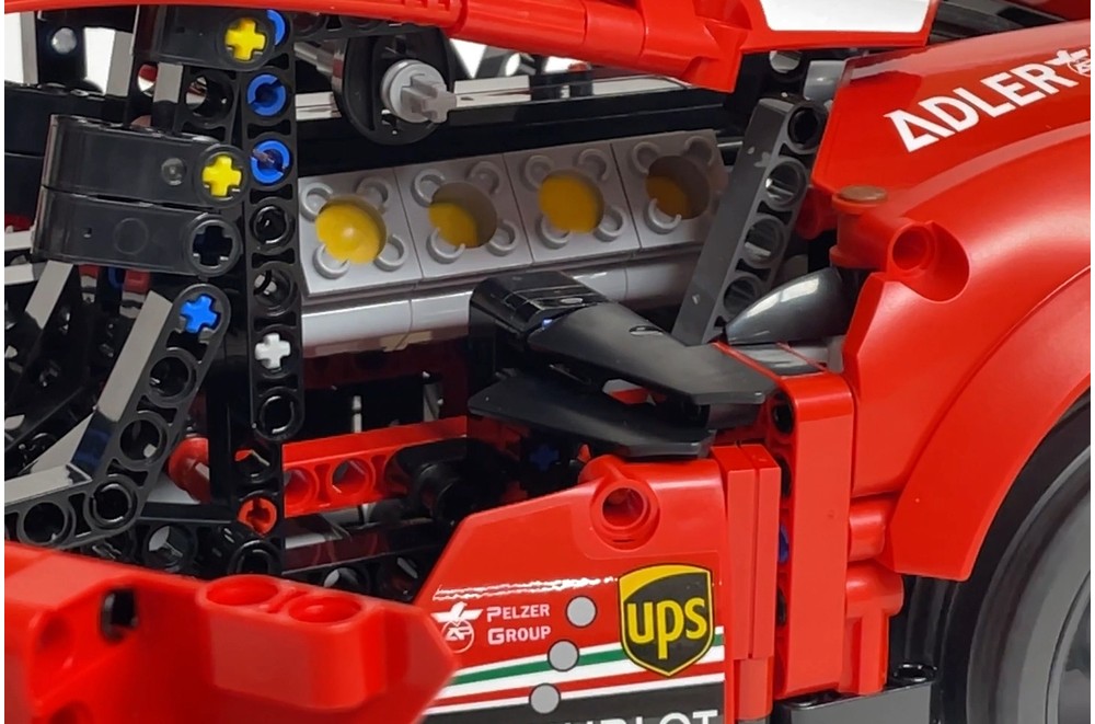 Lego Moc 42125 페라리 488 Gte Rc Mod For Power Function Motors By Otrans