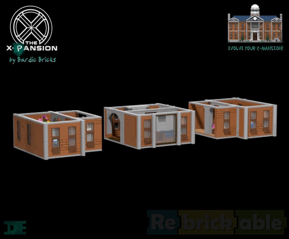 LEGO MOC X-Mansion - X-Panded X-Tra Furnished Floor by BardicBricks ...